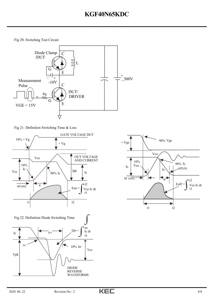 KGF40N65KDC-U/P datasheet page 8