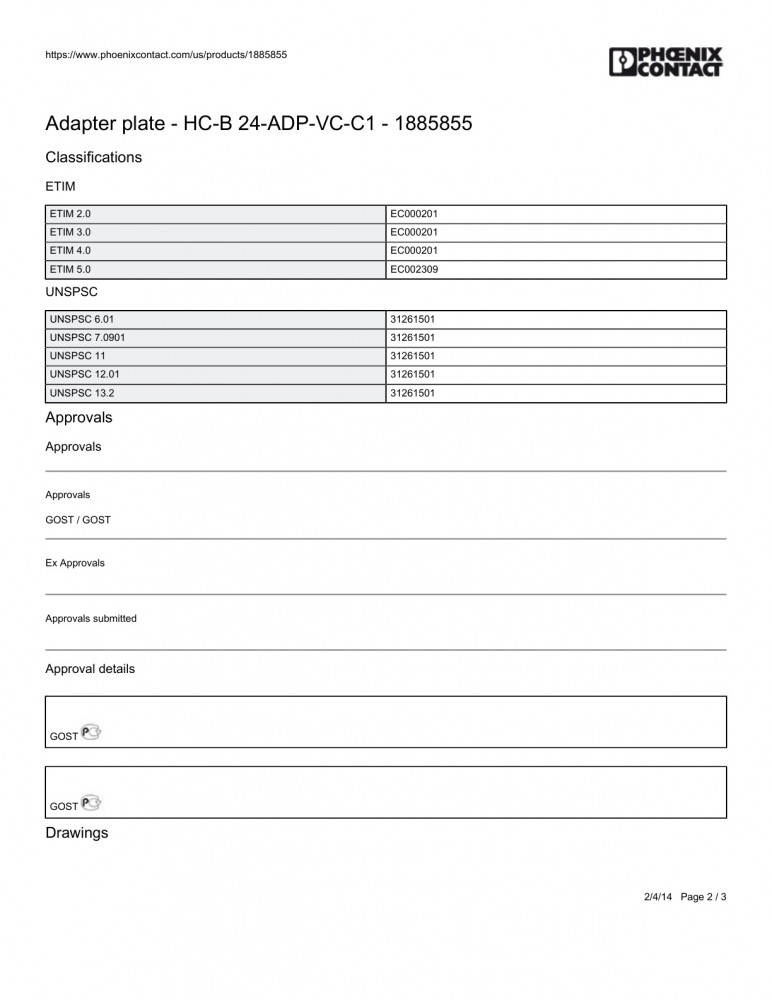 Phoenix Contact 1885855 product document image 2