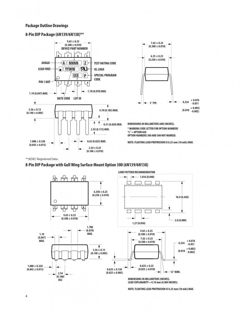 HCPL-0700 datasheet page 4