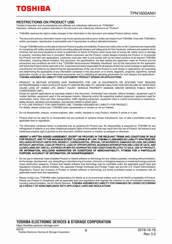 TPN1600ANH,L1Q datasheet page 9