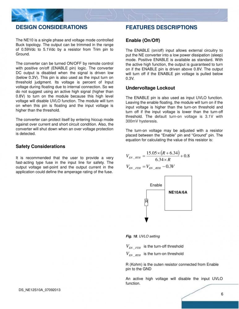 DELTA NE12S0A0H10PNFA datasheet page 6