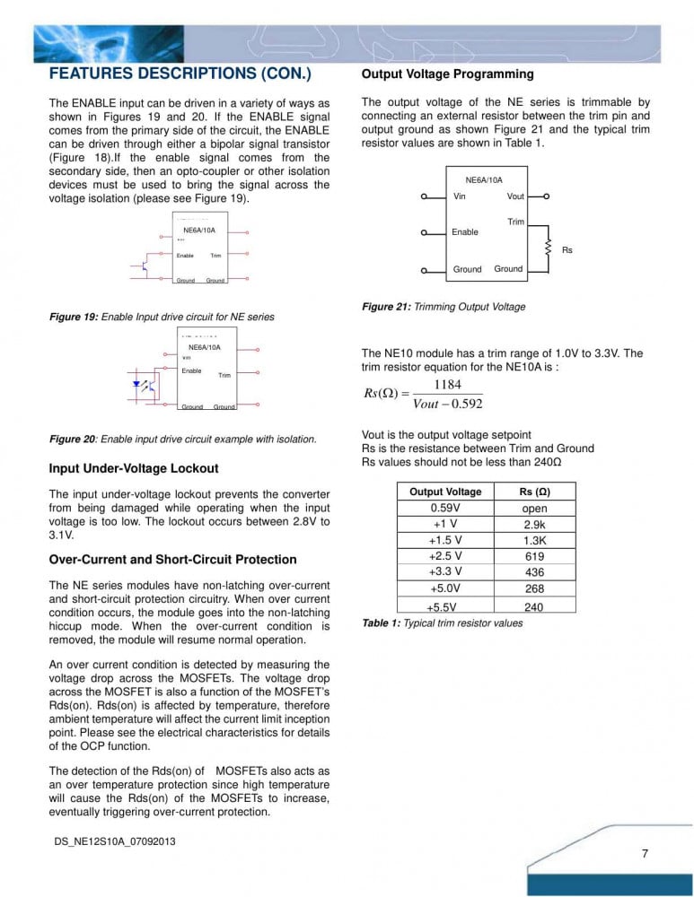 DELTA NE12S0A0H10PNFA datasheet page 7