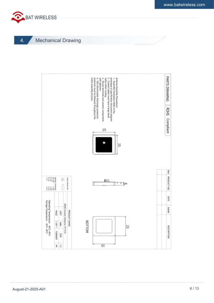 BWGNSCNX15-15W4 datasheet page 6