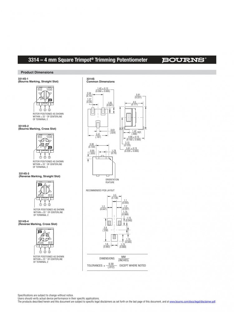 3314 series datasheet page 3