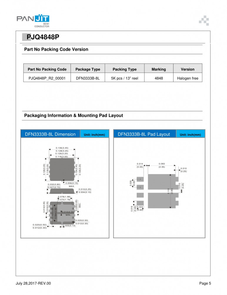 PJQ4848P datasheet page 5