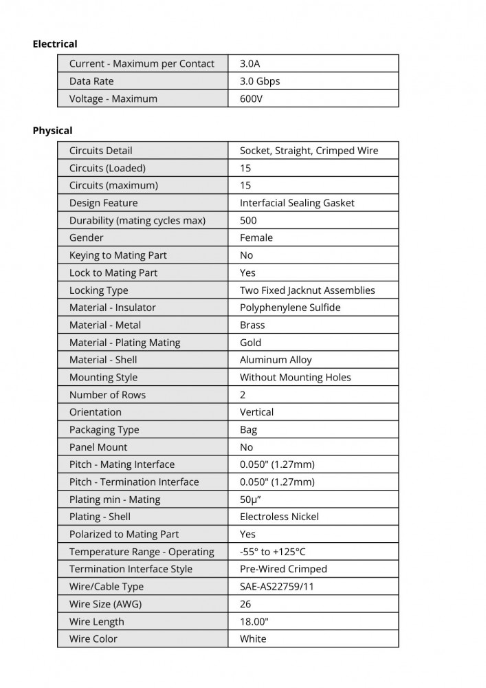 Product technical document image, page 2