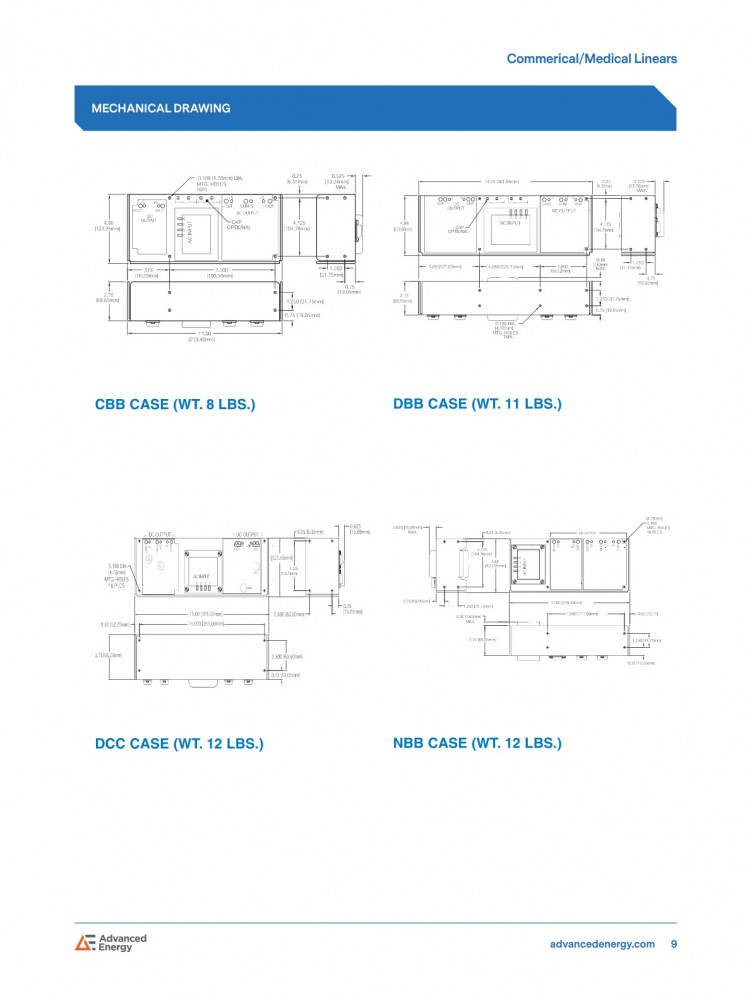 SL Power linear series datasheet page 9