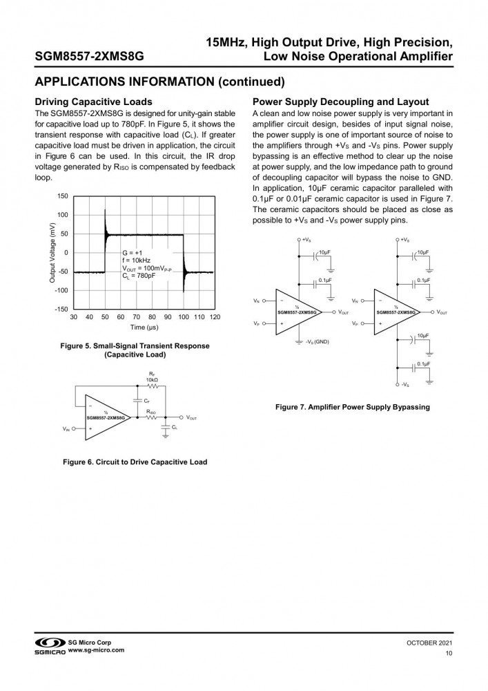 SGM8557-2XMS8G datasheet page 10