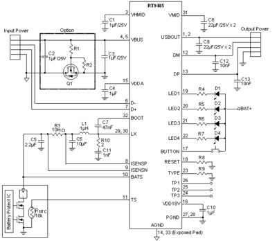 RT9527L - Single Cell Li-Ion Battery Charger with Adjustable Charging Current for Portable Applications
