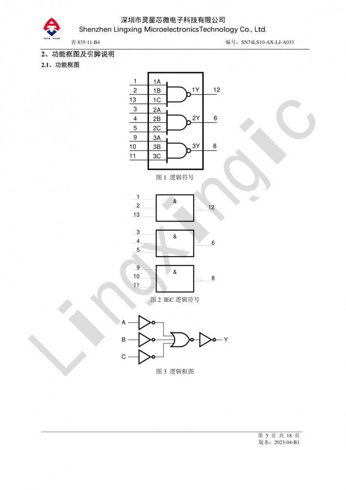 SN74LS10N(LX) datasheet page 5