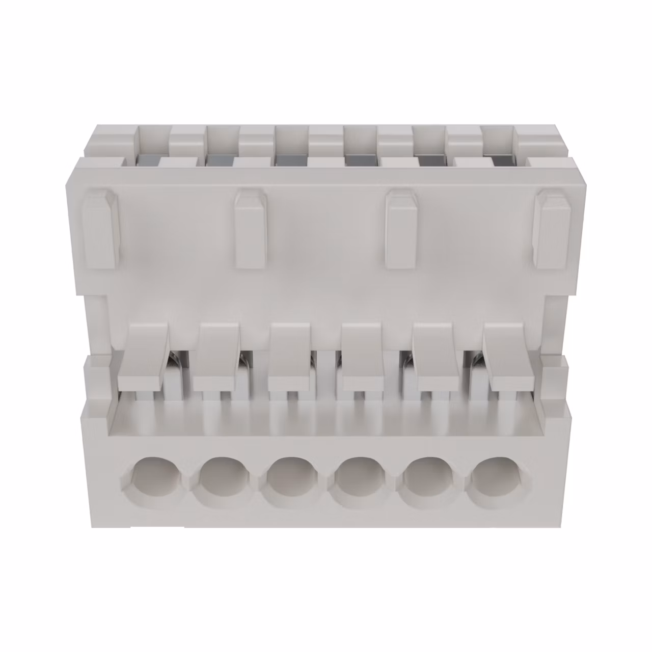 Appli-Mate RAST 2.5 IDT Housing, 2.50mm Pitch, Direct/Indirect, Female, 6 Circuits, Position Keys B, D and F Removed for sale