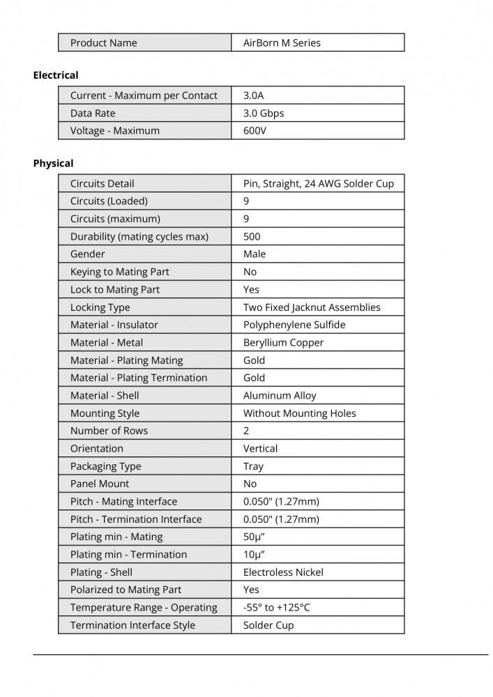 MM-212-009-1A3-2200 technical document page 2