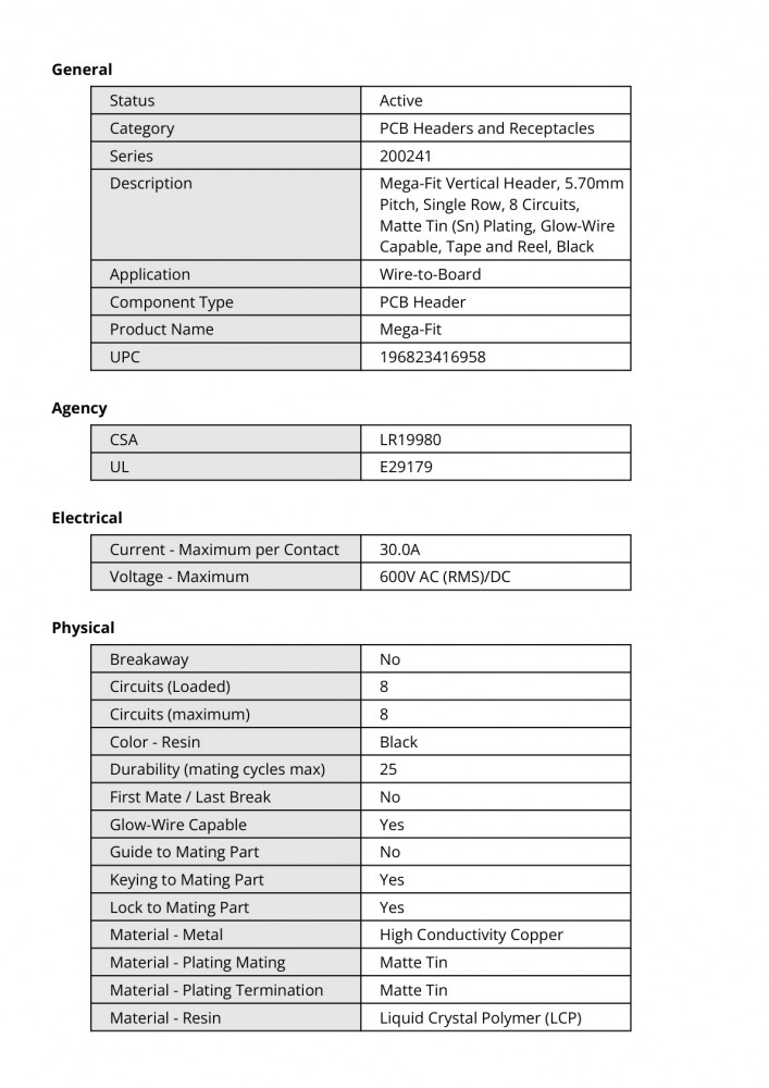 Product document preview, page 2