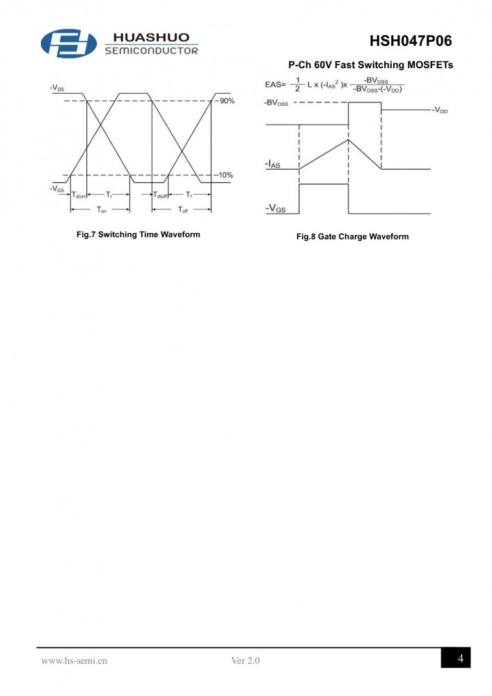 HSH047P06 datasheet page 4