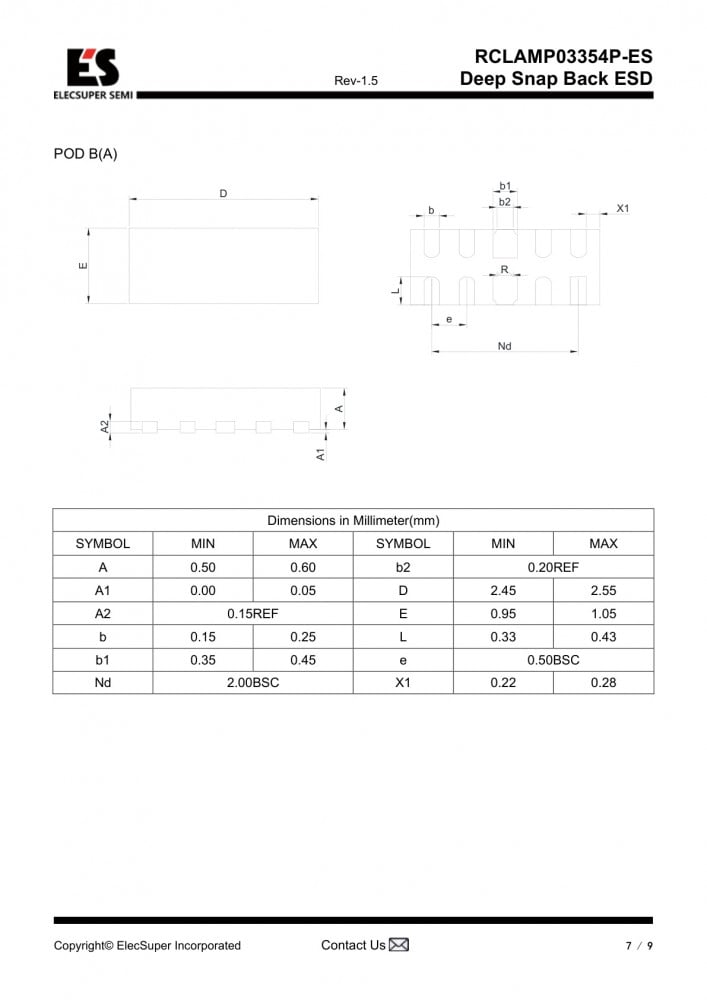 RClAMP03354P-ES datasheet page 7
