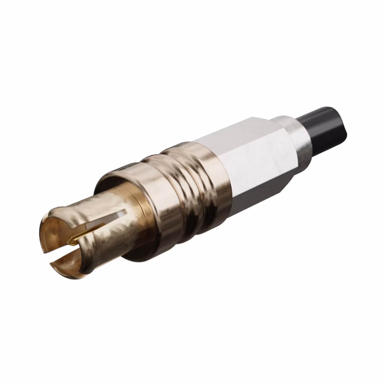 MCX Plug, Straight, Crimp, RG-179 Cable, Die Cast Body, Nickel (Ni) Plated, Bag, 75 Ohms for sale