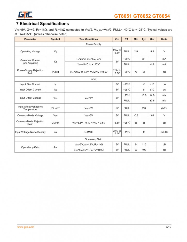 GT8052P8 datasheet page 8