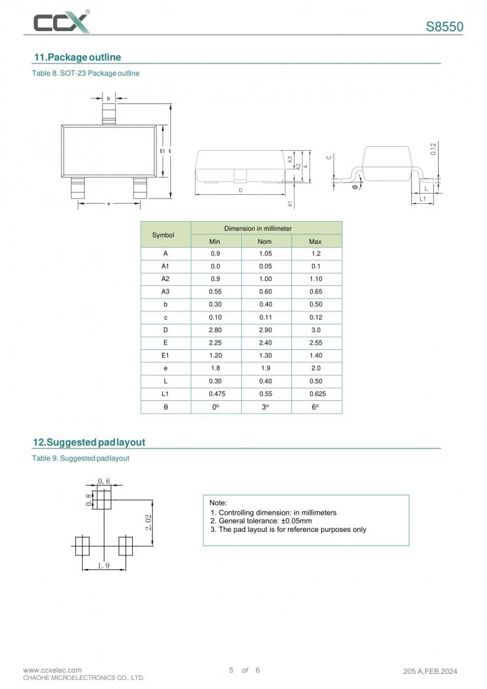 S8550 datasheet page 5