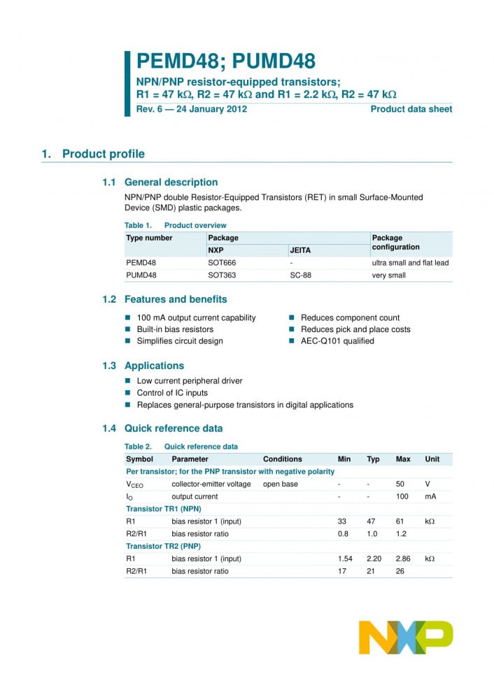 PEMD48 datasheet page 2