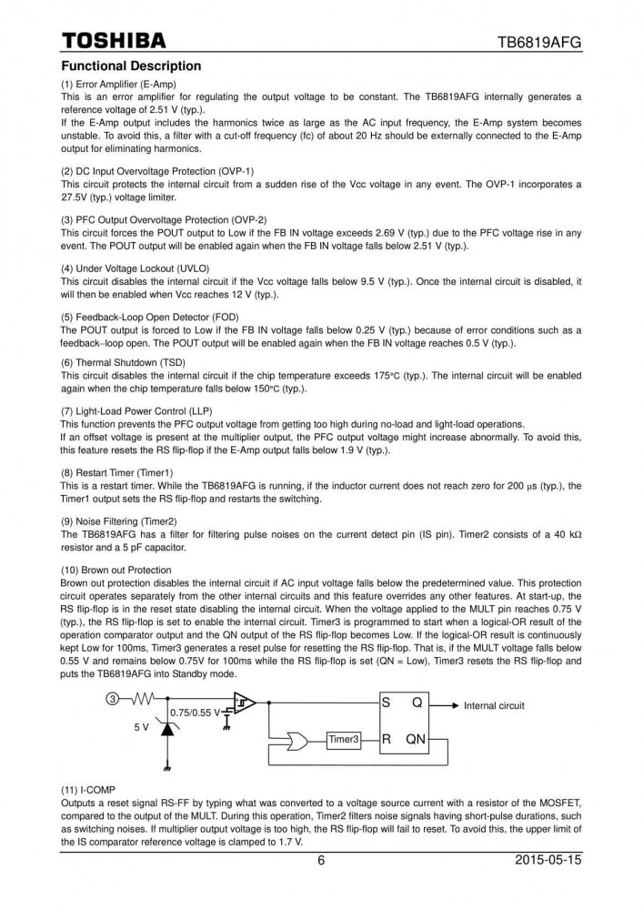 TB6819AFG datasheet page 6