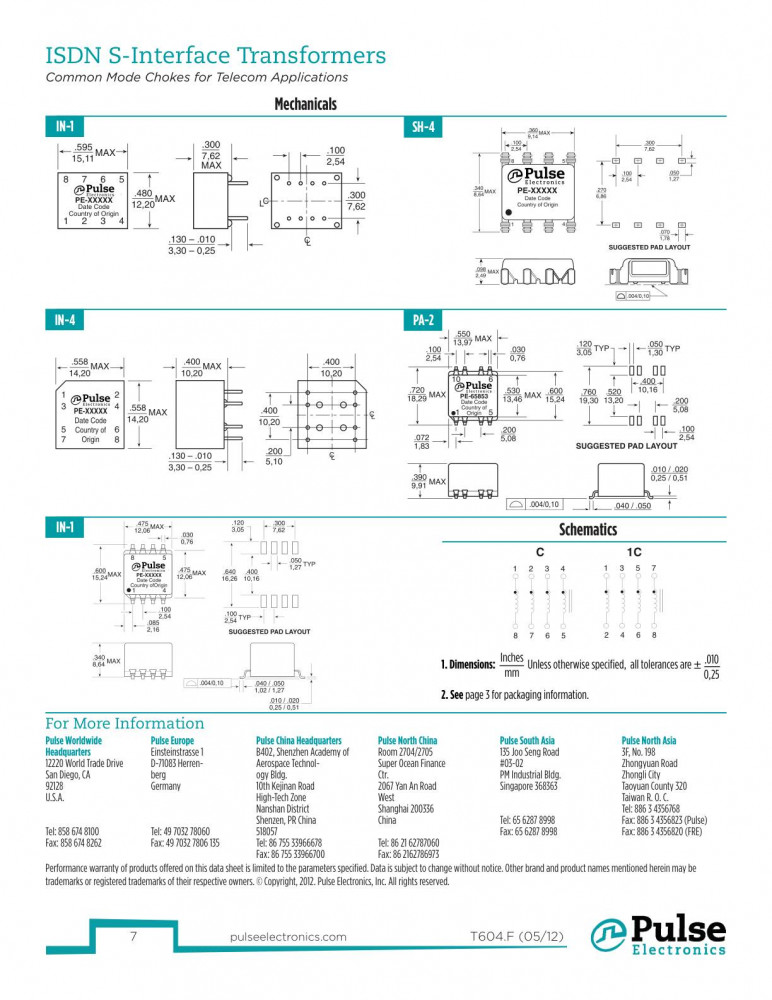 PE-64995NL datasheet page 7