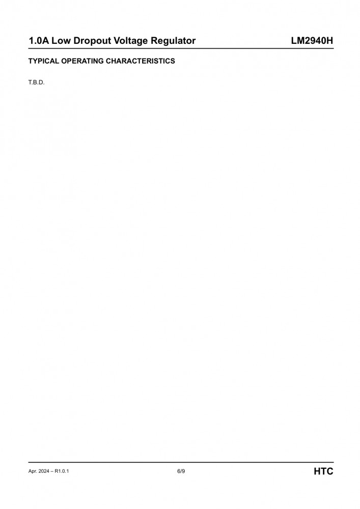LM2940H technical document page 6