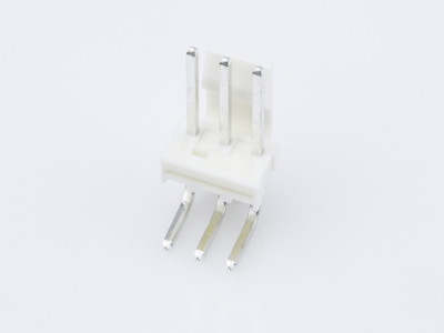 KK 396 Header, Right-Angle, without Peg, 5 Circuits, Tin (Sn) Plating