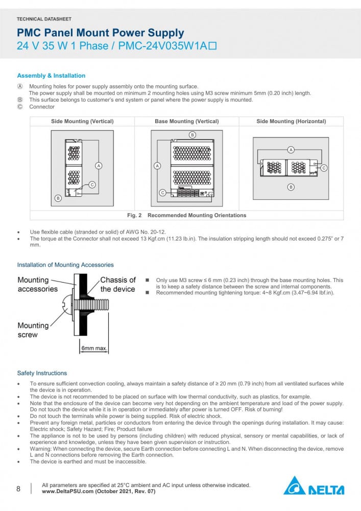 PMC-24V035W1AA datasheet page 8