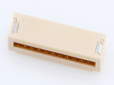 0.50mm Pitch Easy-On FFC/FPC Connector, Surface Mount, Right-Angle, Non-ZIF, Dual Contact Style, 1.20mm Mated Height, 20 Circuits, Gold (Au)  Plating