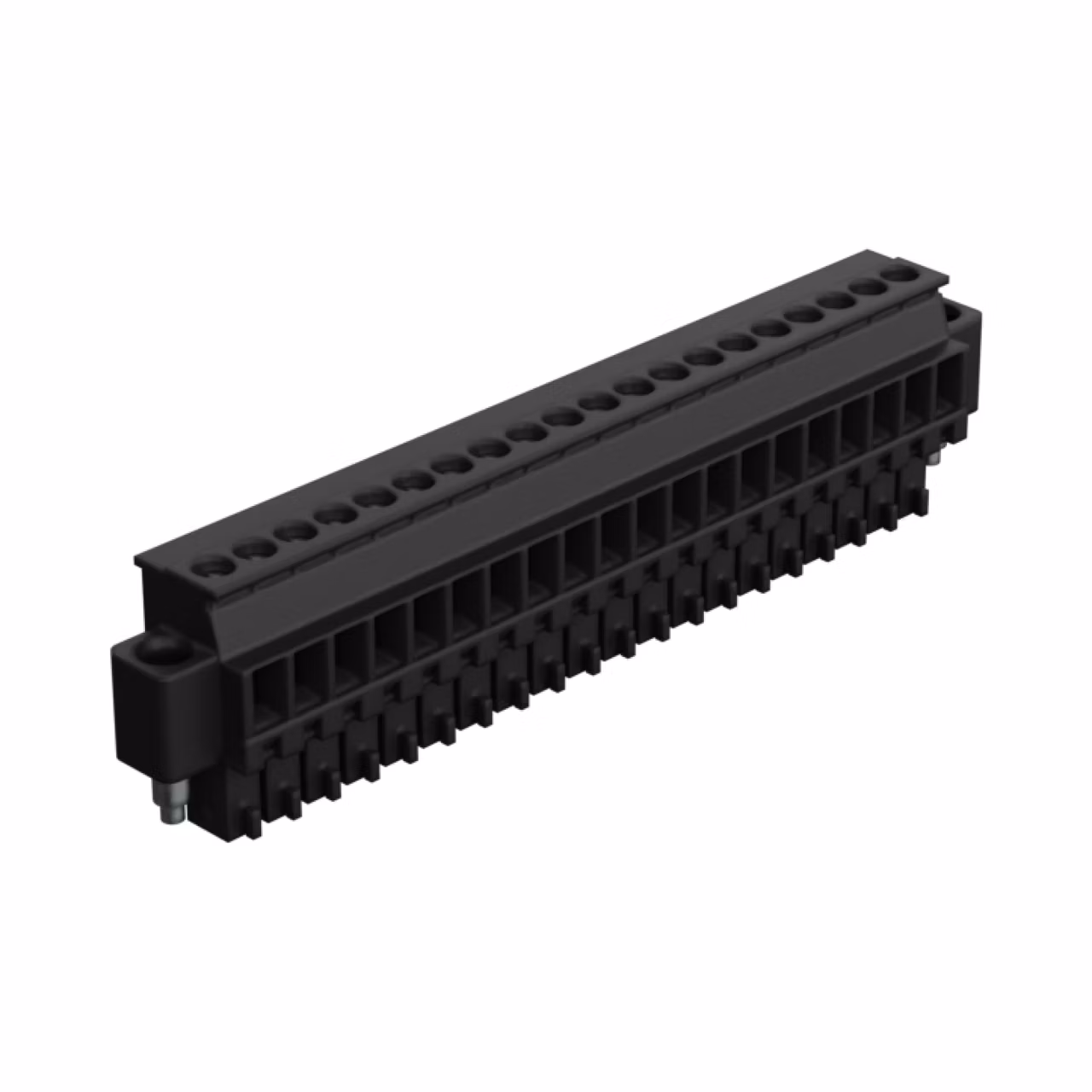 3.50mm Pitch Eurostyle Vertical Plug, with Retention Screws, Front Wire Entry, 20 Circuits for sale