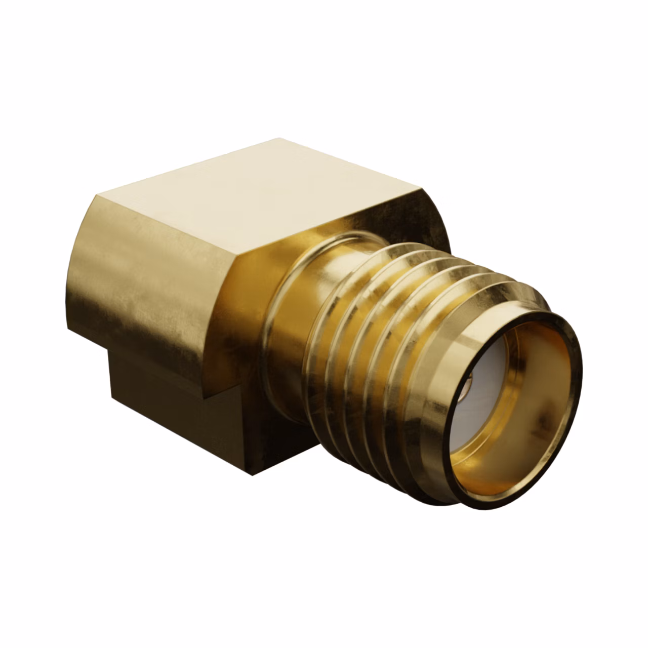 SMA Jack, Straight, PCB Receptacle, End Launch, Surface Mount, 4.75mm SMT Contact Tail Length, Gold (Au) Flash Plated Body, Tape and Reel, 50 Ohms for sale