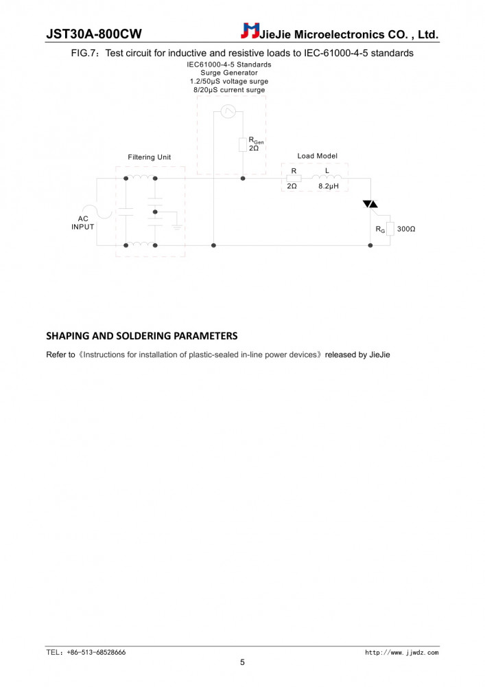 JST30A-800CW datasheet page 5