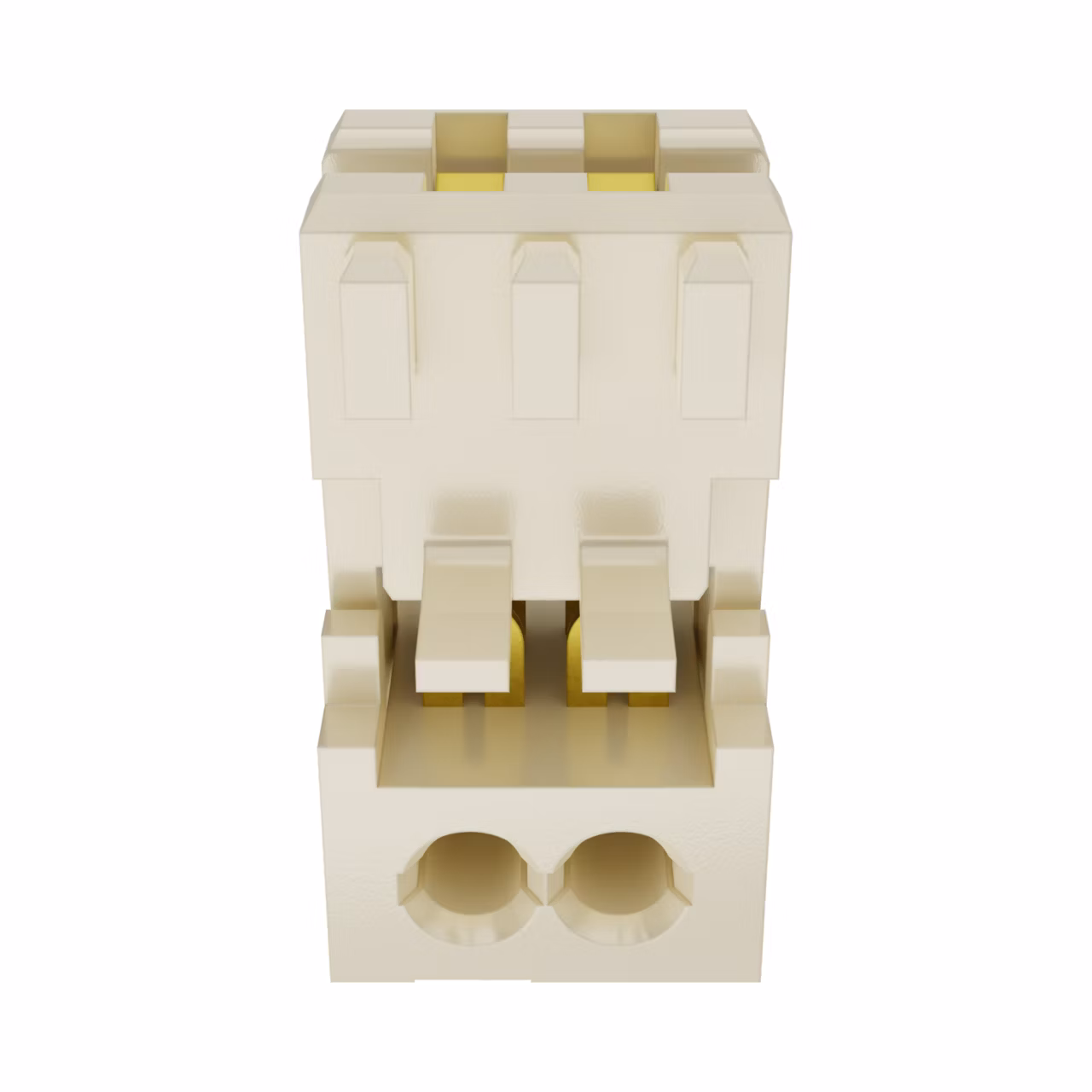 Appli-Mate RAST 2.5 Connector, 2.50mm Pitch, Female, 2 Circuits, No Position Keys Removed, Open Endwalls, Gold Plating for sale