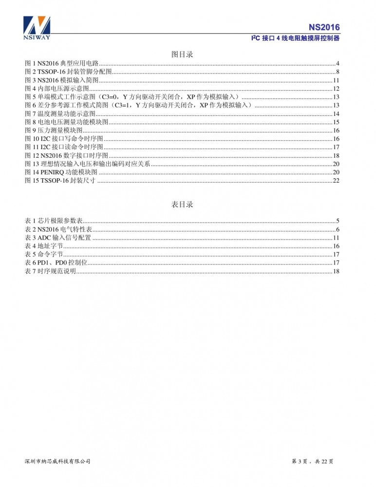 NS2016 datasheet page 3