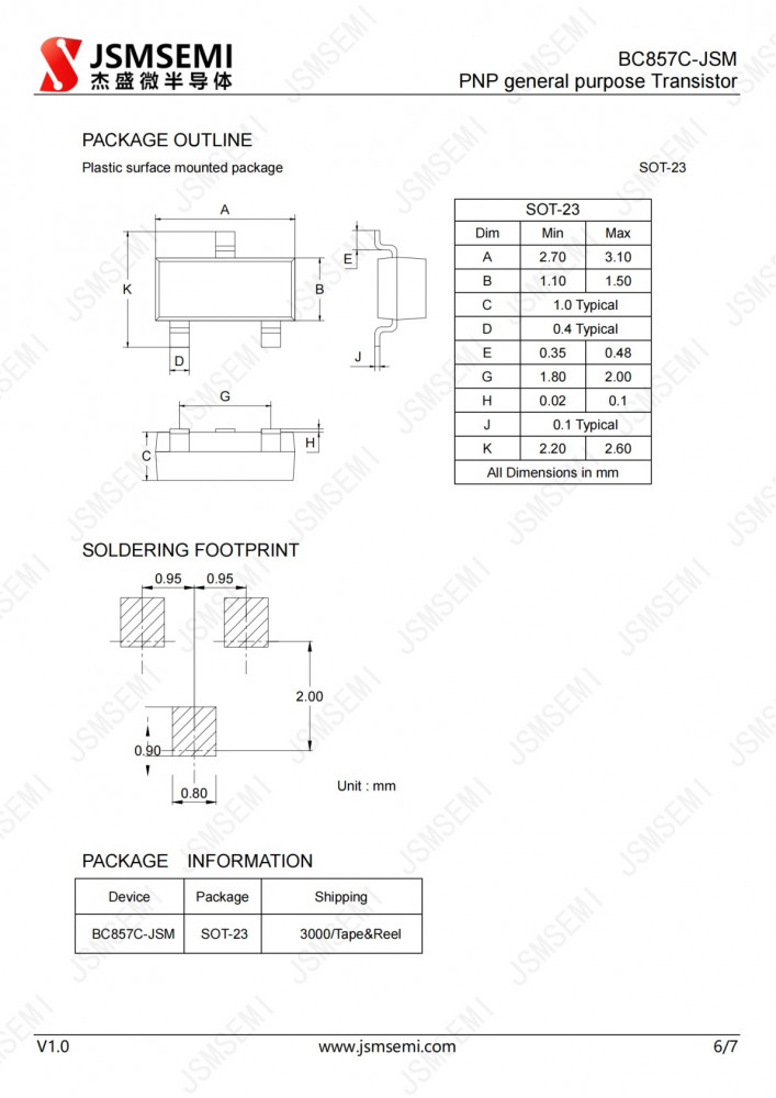 BC857C-JSM datasheet page 6