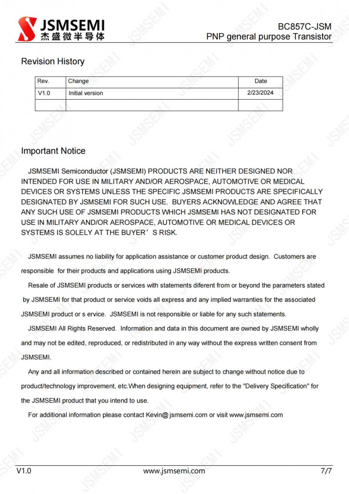 BC857C-JSM datasheet page 7