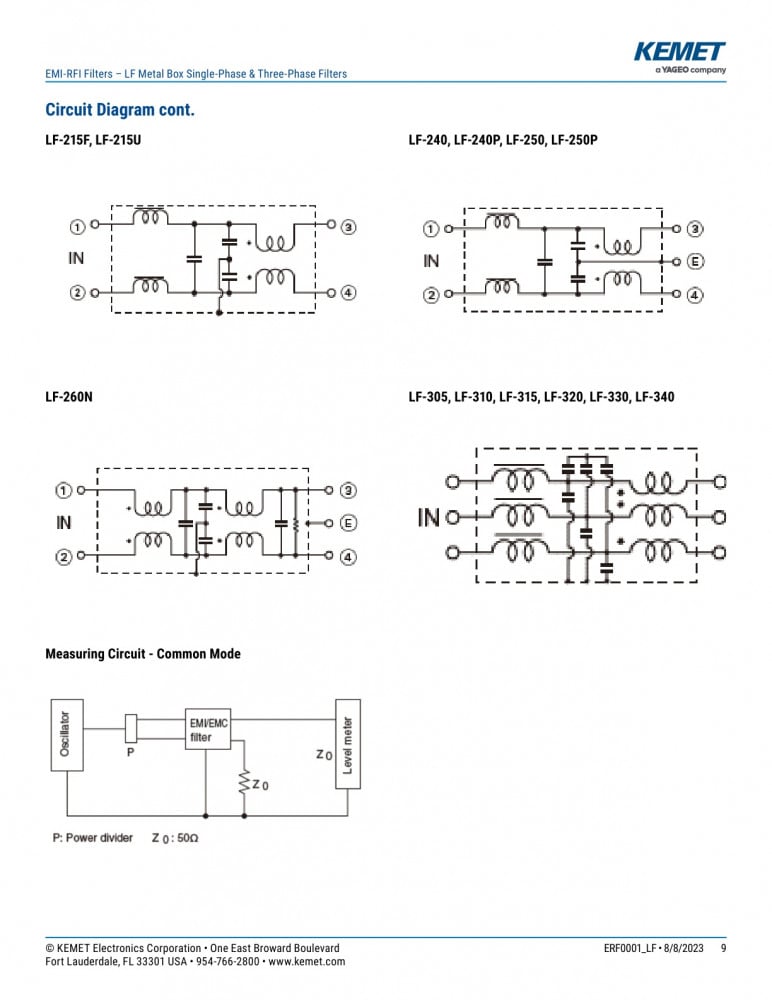 KEMET LF datasheet page 9