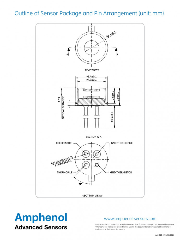 ZTP-135BS technical document page 4