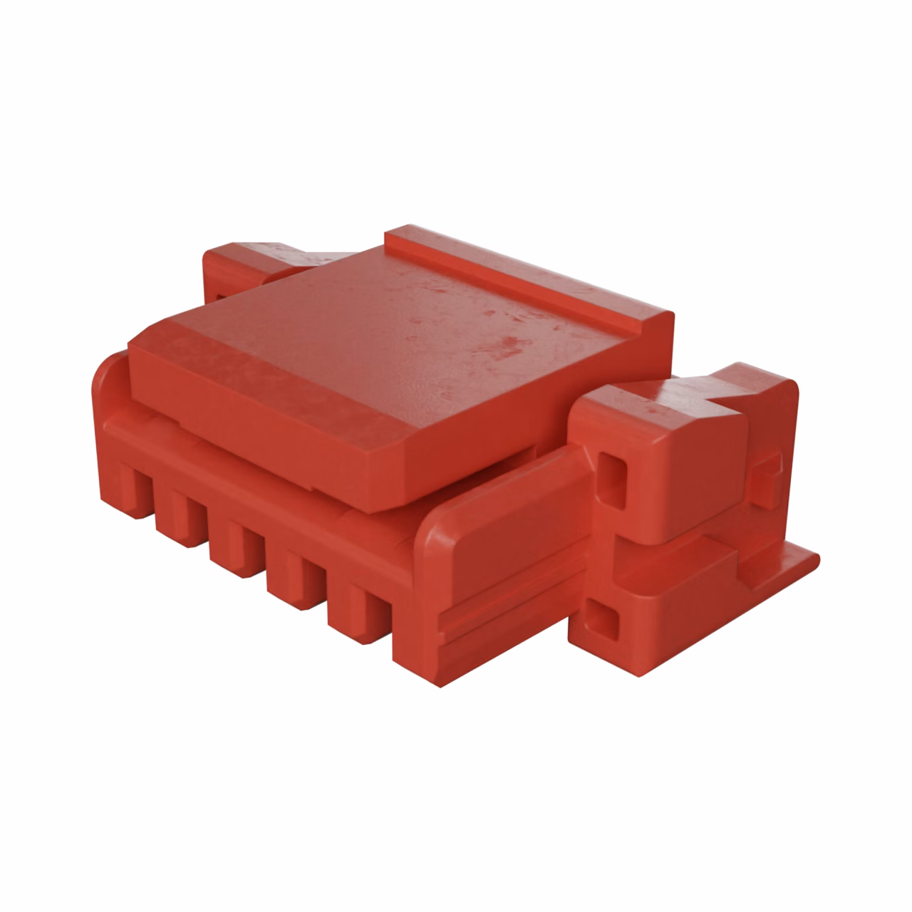 Micro-Lock Plus TPA Type Receptacle Housing, 1.25mm Pitch, Single Row, Positive Lock, 5 Circuits, Red for sale