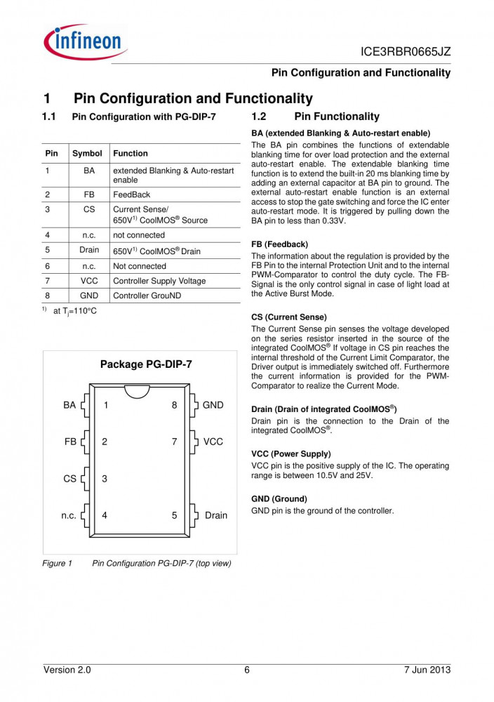 ICE3RBR0665JZ datasheet page 6