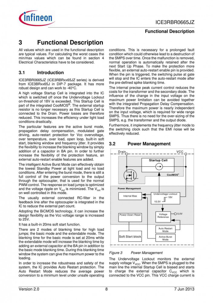 ICE3RBR0665JZ datasheet page 8