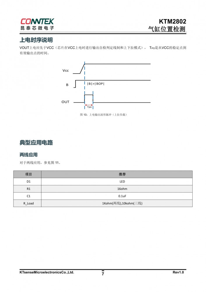 KTM2802-FP6 datasheet page 7