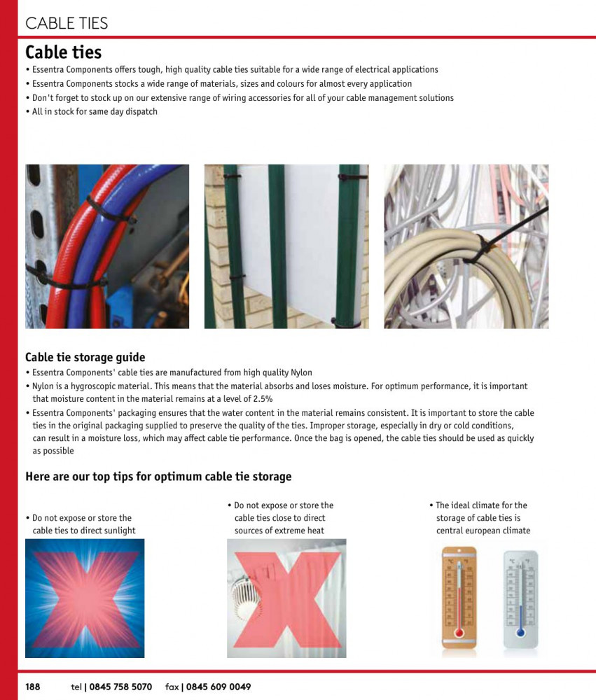 Essentra technical document page 3