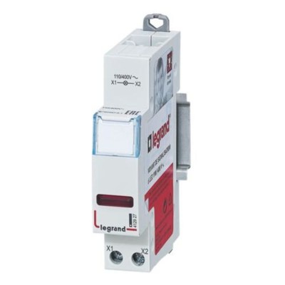 CX³ - LED indicator red 110/400V~ 1 module - DIN rail mounting - Non-replaceable long-life LED 100000h - IEC 60947-5-1 compliant for sale