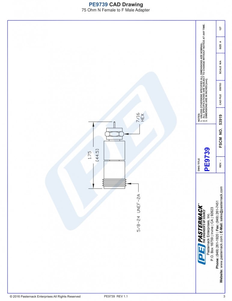 PE9739 technical document page 3