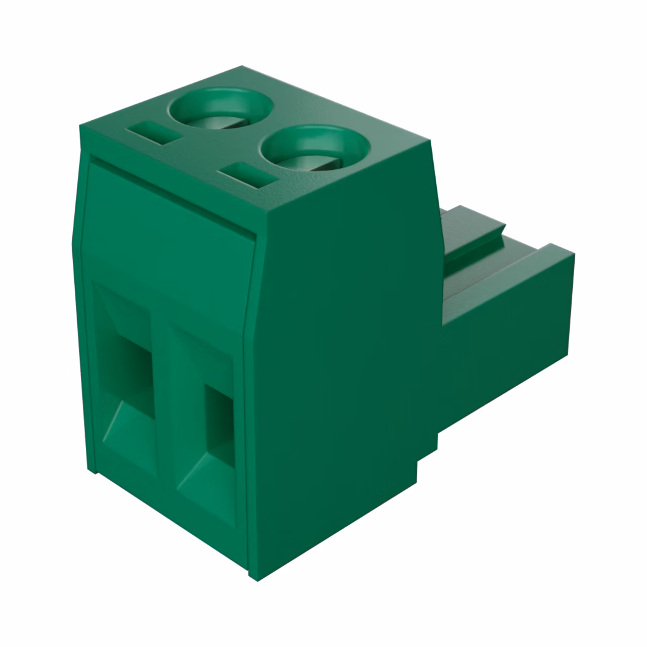 5.00mm Pitch Eurostyle Horizontal Plug, Green Housing, 2 Circuits for sale