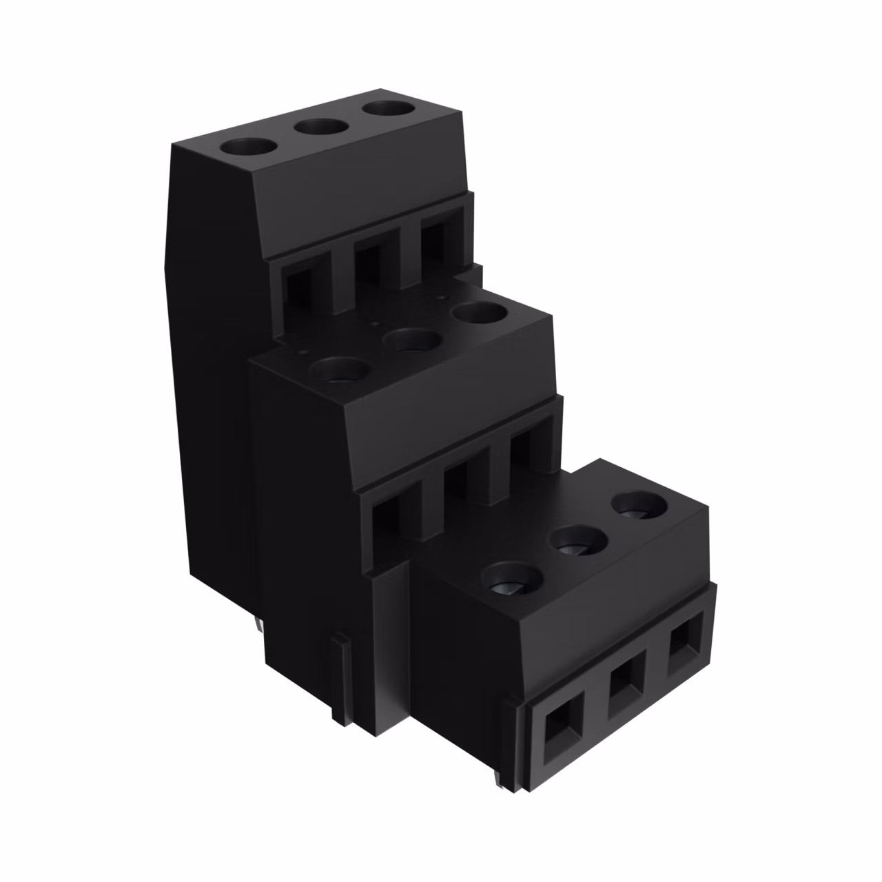 5.08mm Pitch Beau Eurostyle Low Profile, Three Level Terminal Block, Modular, 9 Circuits for sale