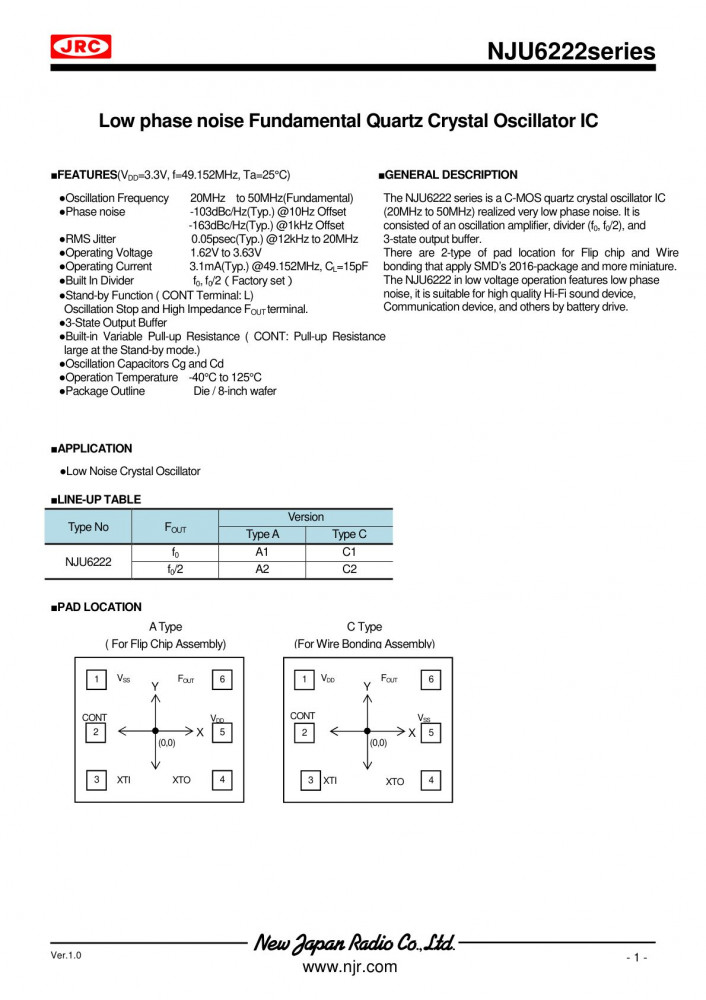 NJU6222 document page 1