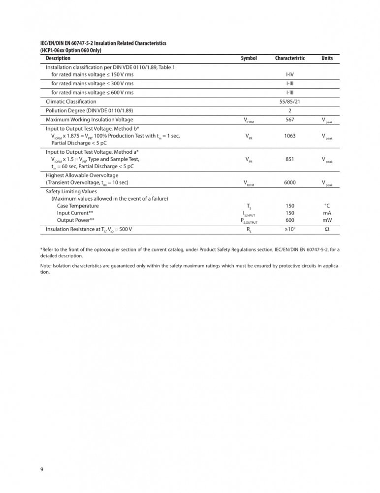 6N137 datasheet page 9