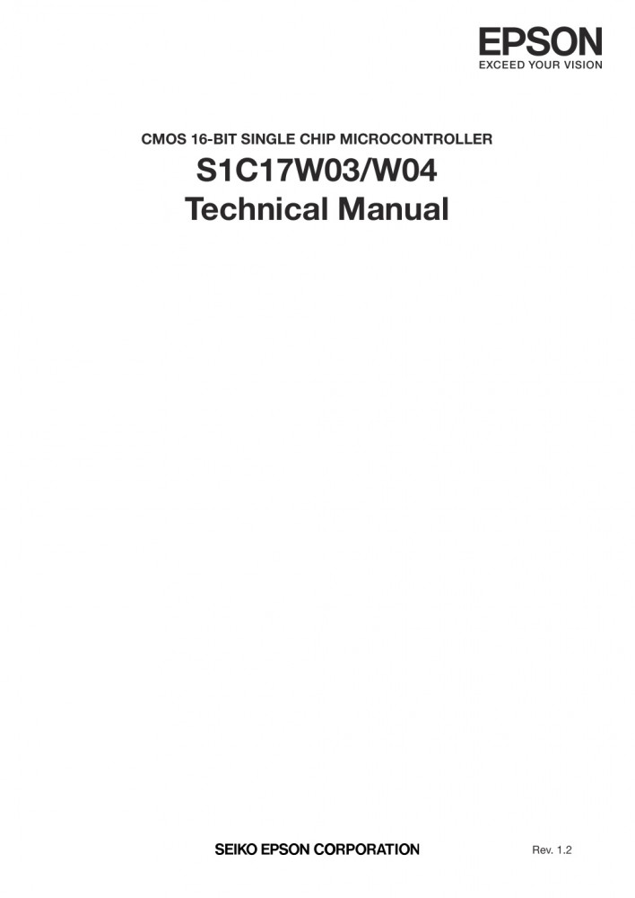 EPSON technical document page 1